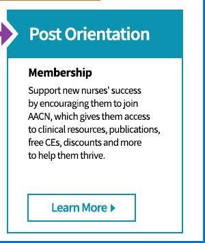 Nurse Orientation Program | AACN Transition to Practice - AACN